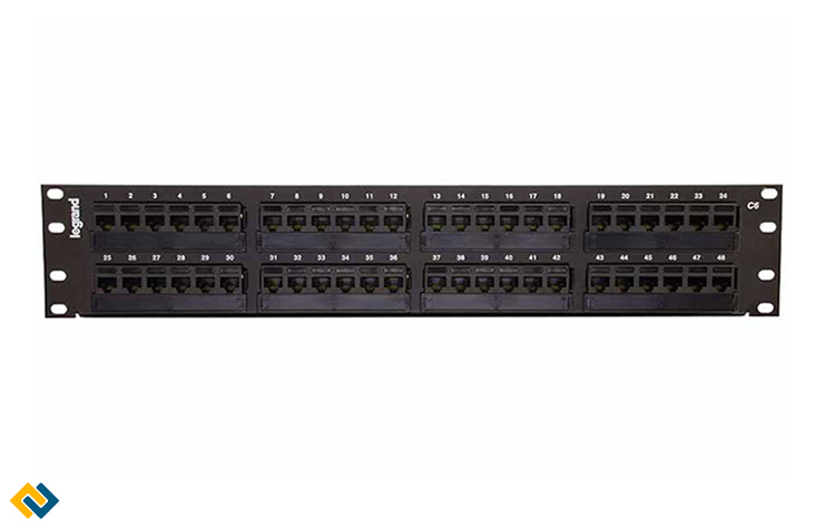 Patch panel cat6 48p Legrand chính hãng, Patch panel cat6 48p Legrand