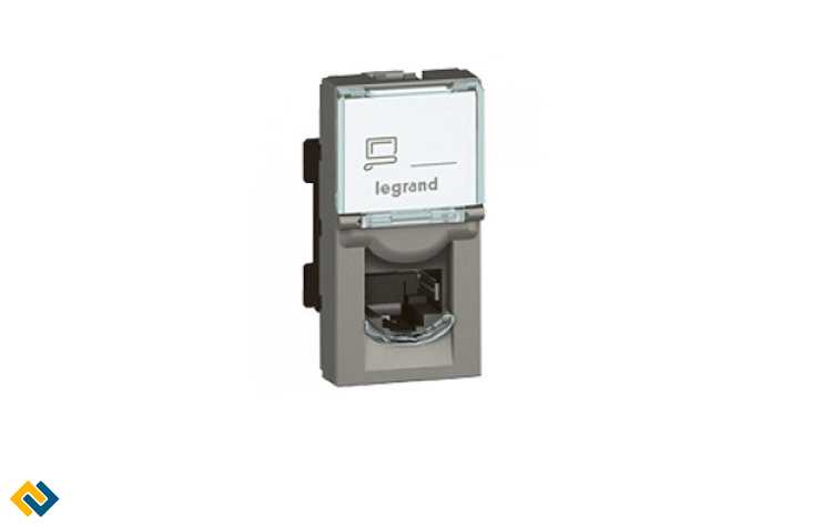 Nhân mạng cat6 Legrand Patch: 632705, Nhân mạng cat6 Legrand