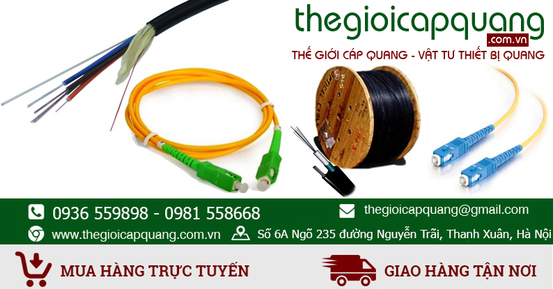 Cáp quang - phân phối các sản phẩm quang, Dây cáp quang